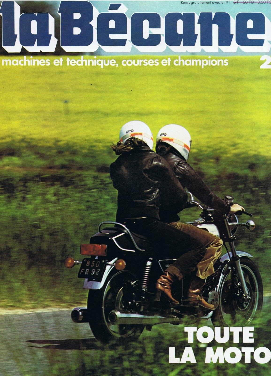 motocycles oldies passion: LA BECANE "n° 2 - 28 septembre 1977"