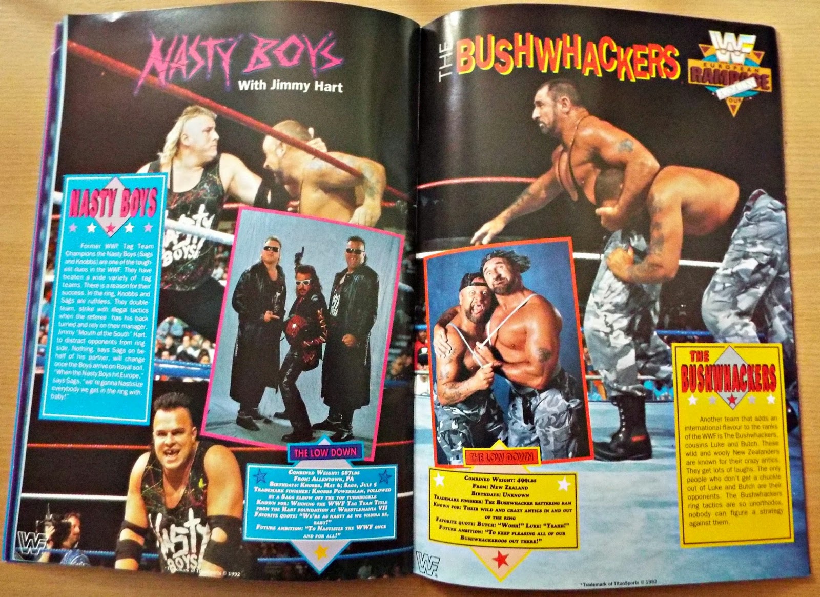 Haus Of Wrestling: *PROGRAMME REVIEW* WWF (WWE) European Rampage Again ...
