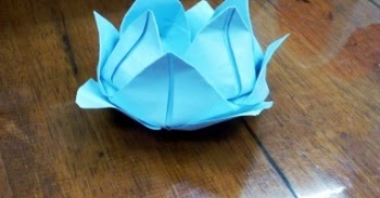 dottodot: Cara Membuat Origami Bunga Teratai Mudah