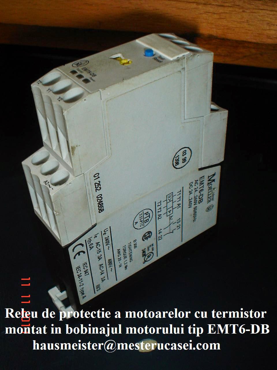 De vanzare: Releu termic EMT 6-DB, tip Moeller de prot cu termistor a ...
