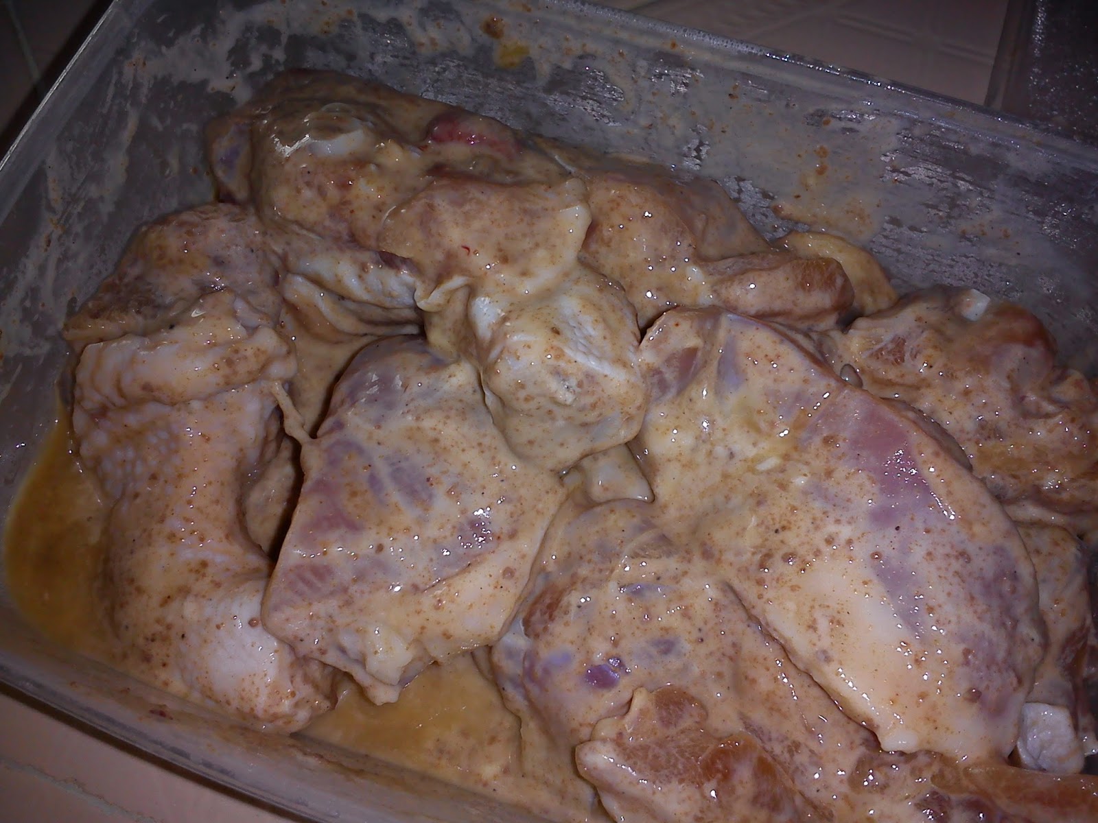 Cooking Pleasure: FRIED BELACAN CHICKEN