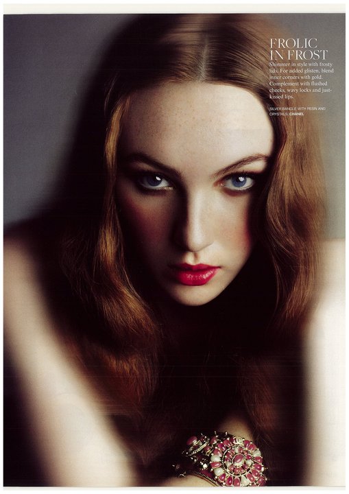 Le Petit Connaisseur de la Mode: Vision's Mary Cann in Elle, L'Officiel ...