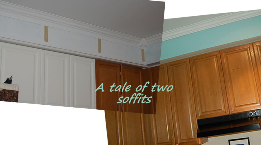 Baltic to Boardwalk: Tiny Trim Makes a Kitchen Soffit Look Good