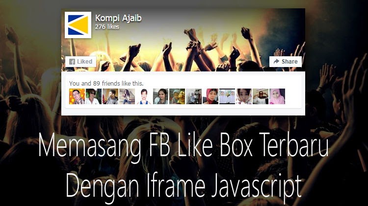New Facebook Like Box With Iframe On Javascript