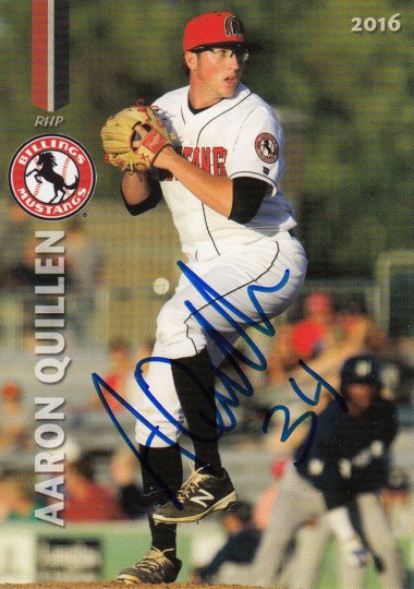 Daily Autograph: Aaron Quillen