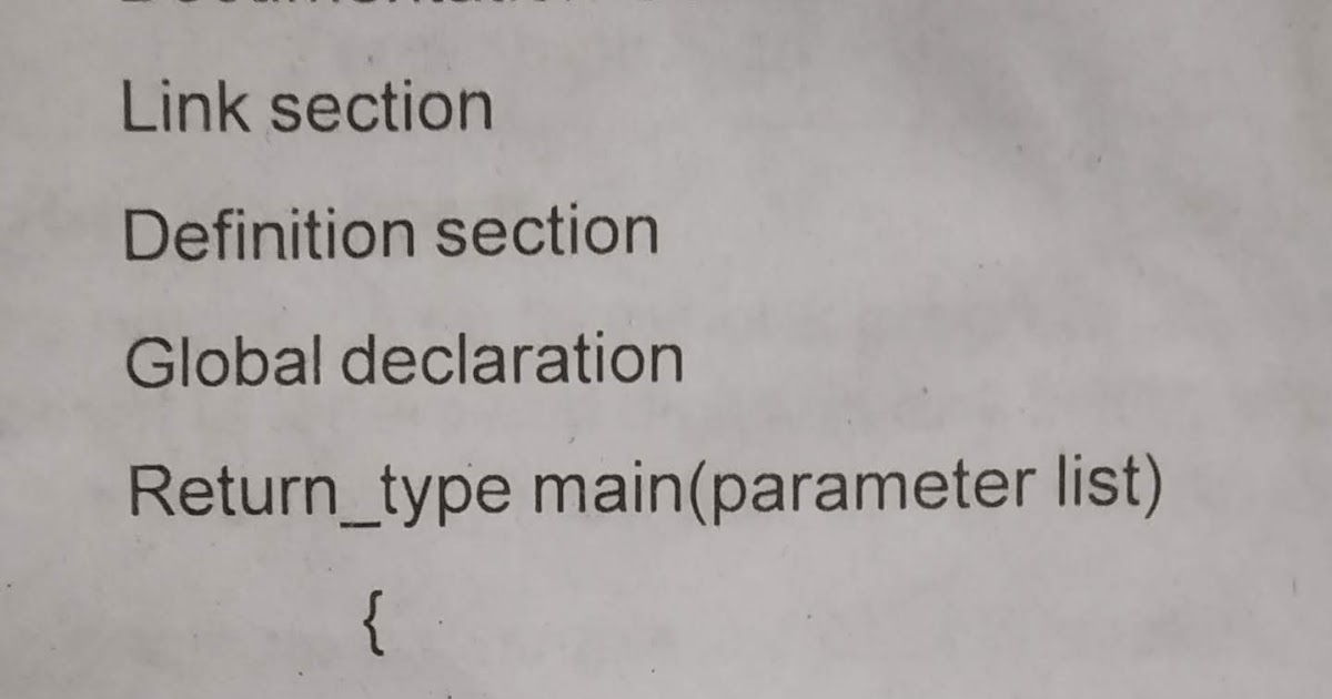 Basic Structure of C Program - Let's Learn Computer Programming