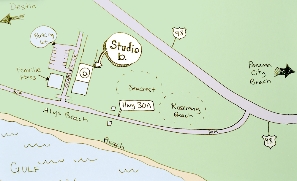 Heather Clements Art: How to get to Studio b.