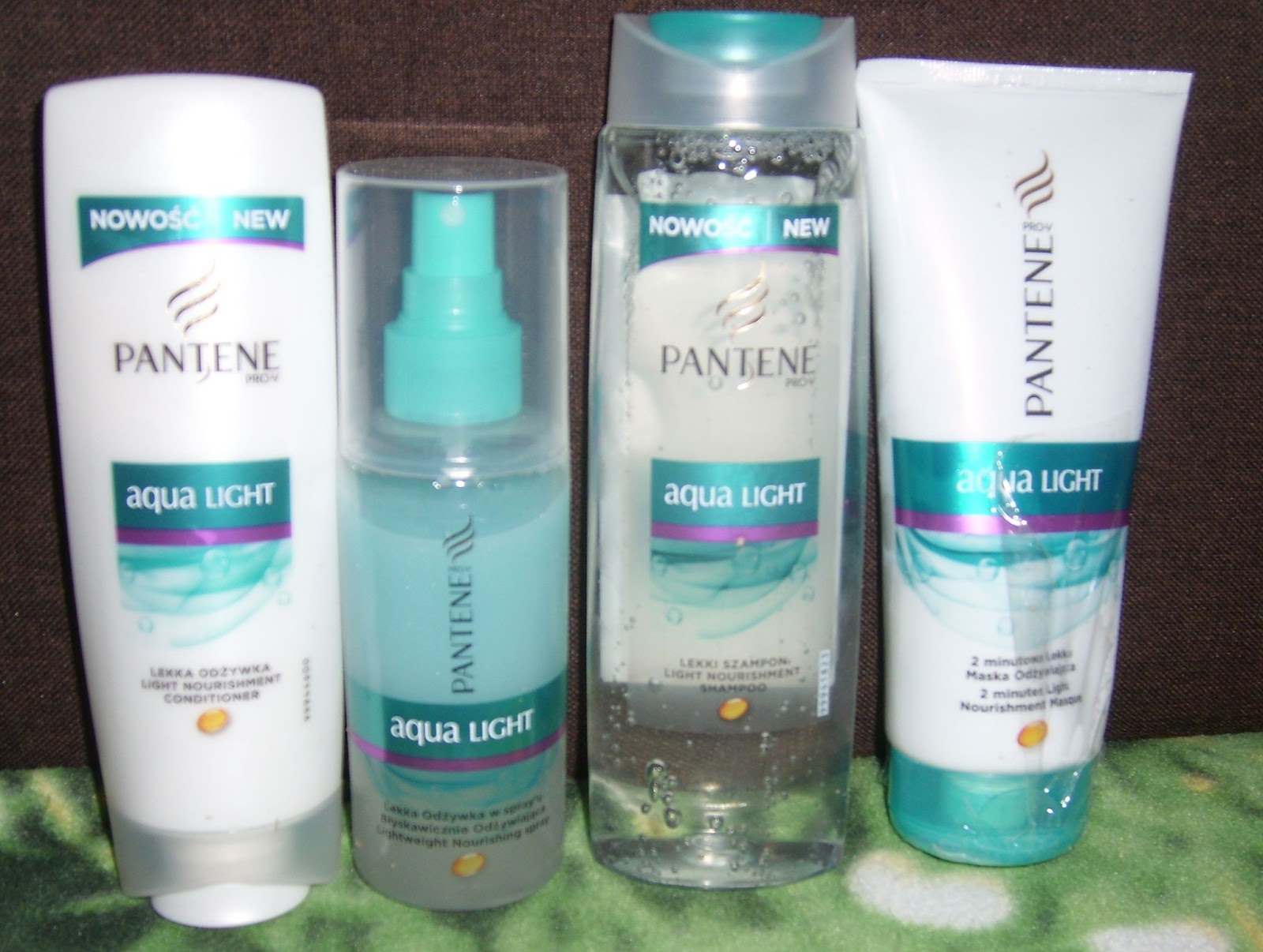 Kolorowy świat Moni: Zestaw Pantene Aqua Light-opinia