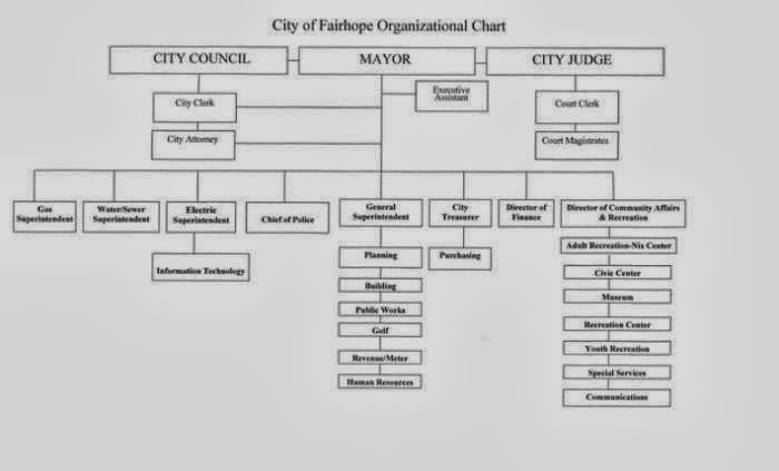 City Has New Organizational Chart