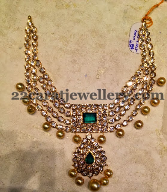 100 Gms Pachhi Short Necklace - Jewellery Designs