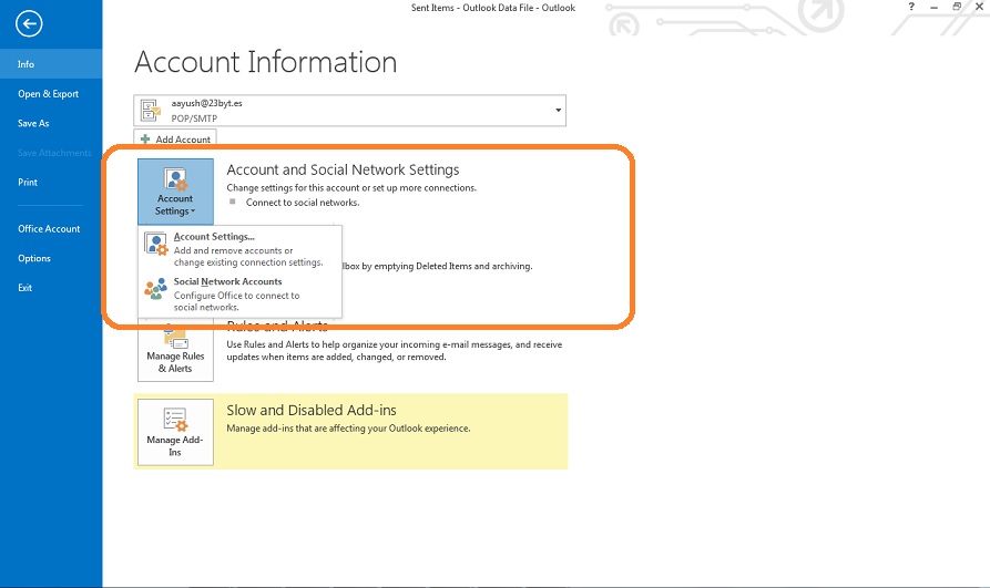Create password on your Microsoft Office Outlook 2007, 2010, 2013 or ...
