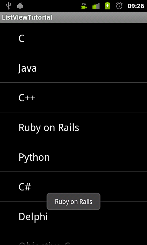 Bilmaganni so'rab o'rgangan olim!: ANDROID OS - ListView (1)