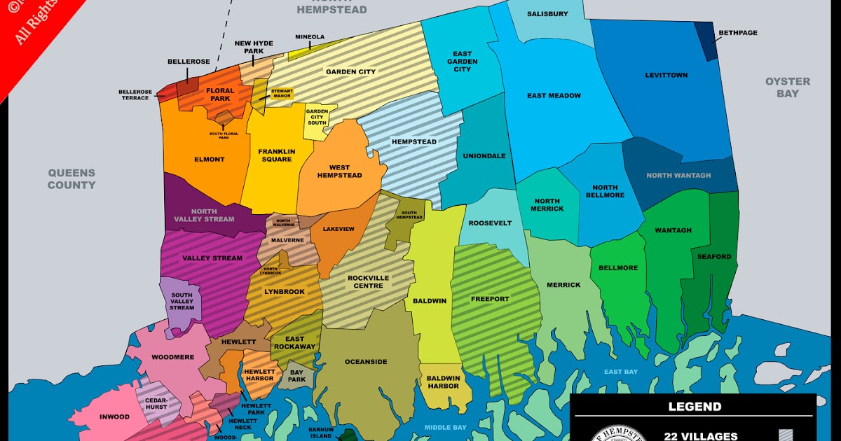 Mapzzles Full Size Maps: Hempstead Map
