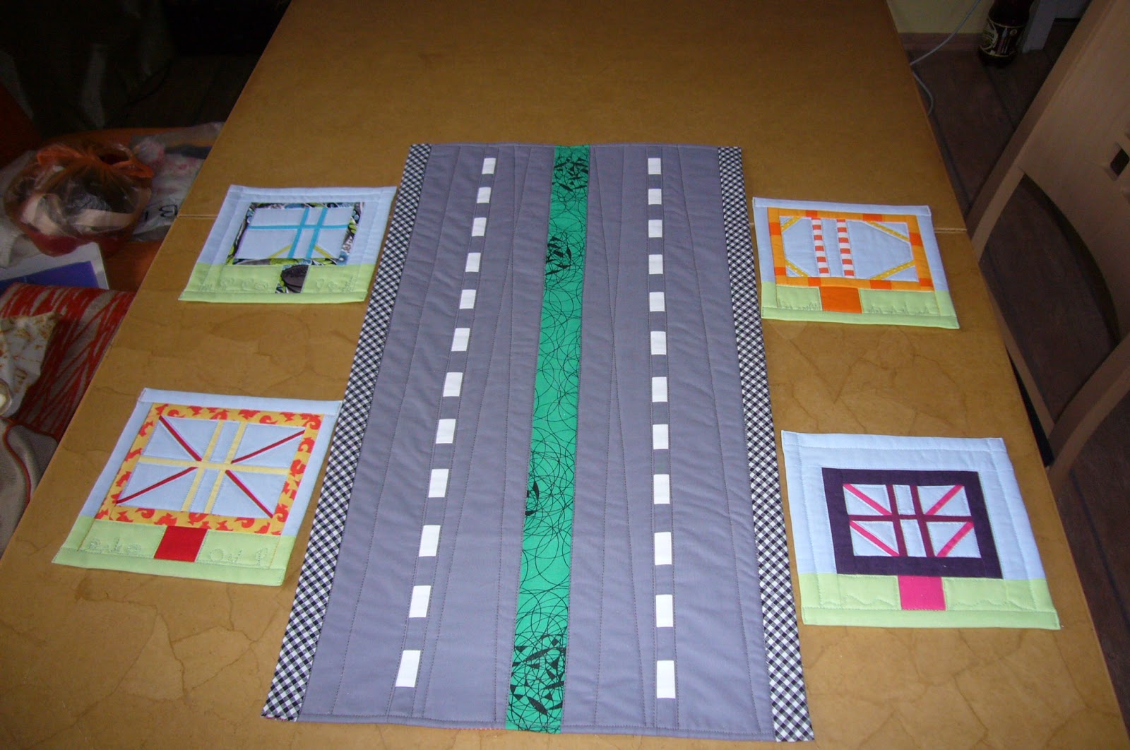 3patchcrafts: Highway table runner tutorial