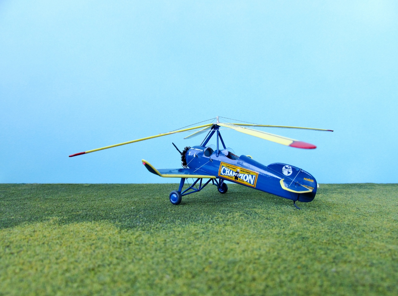 Wings of Intent: Pitcairn Autogyro HO scale completed (Williams ...