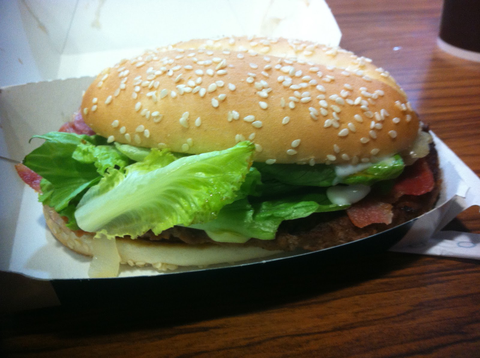 A Review A Day: Today's Review: McDonald's Cheddar Deluxe