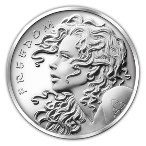 Coins Bullion: Freedom Girl One Ounce Silver Round - 4th in the Silver ...