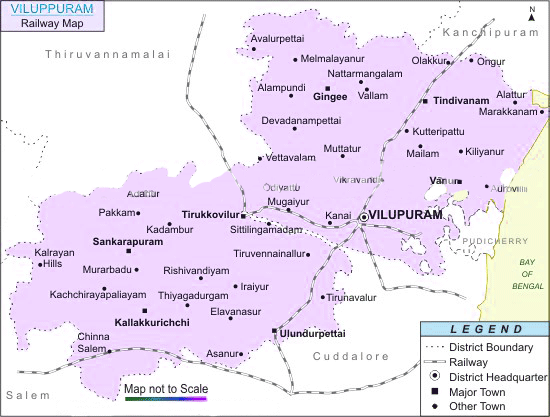 Rail-Map-india: Viluppuram_railway_map