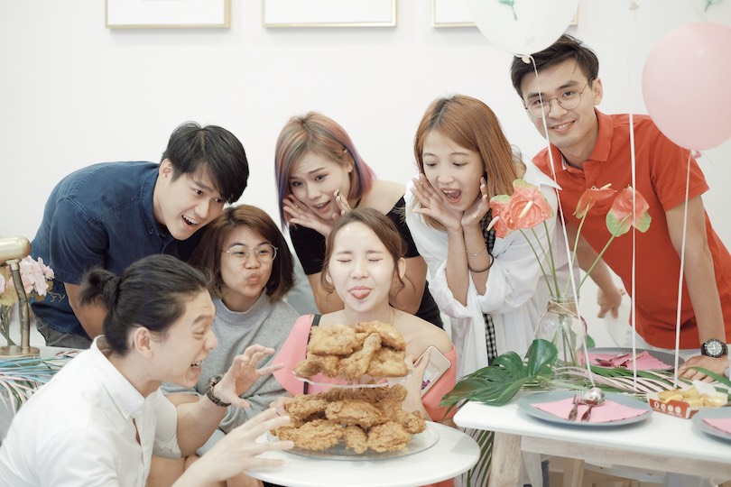 My Fried Chicken Tower Birthday Party | Officially 25 | Chanwon.com ...