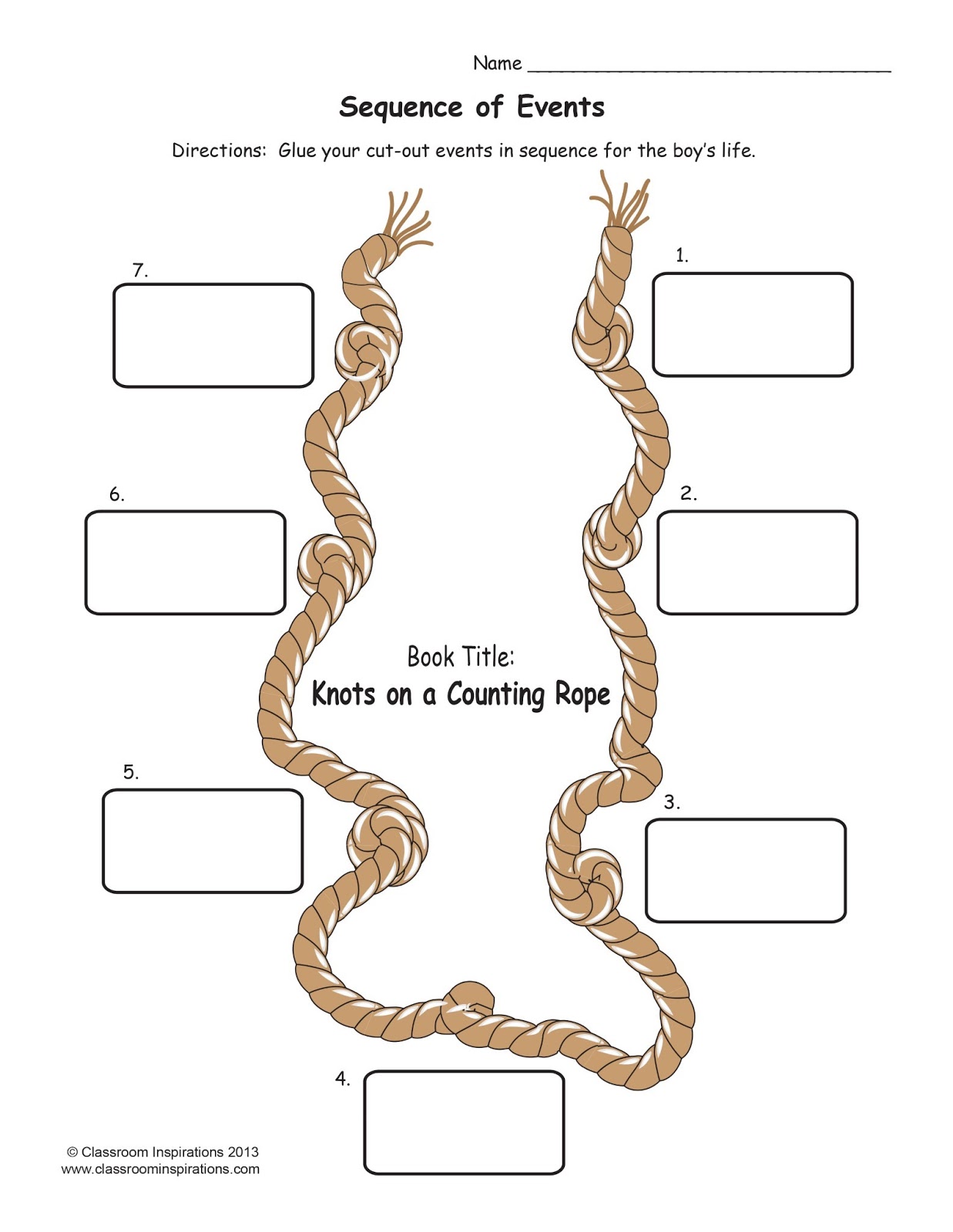 Sabrina's Literature Blog: Knots on a Counting Rope