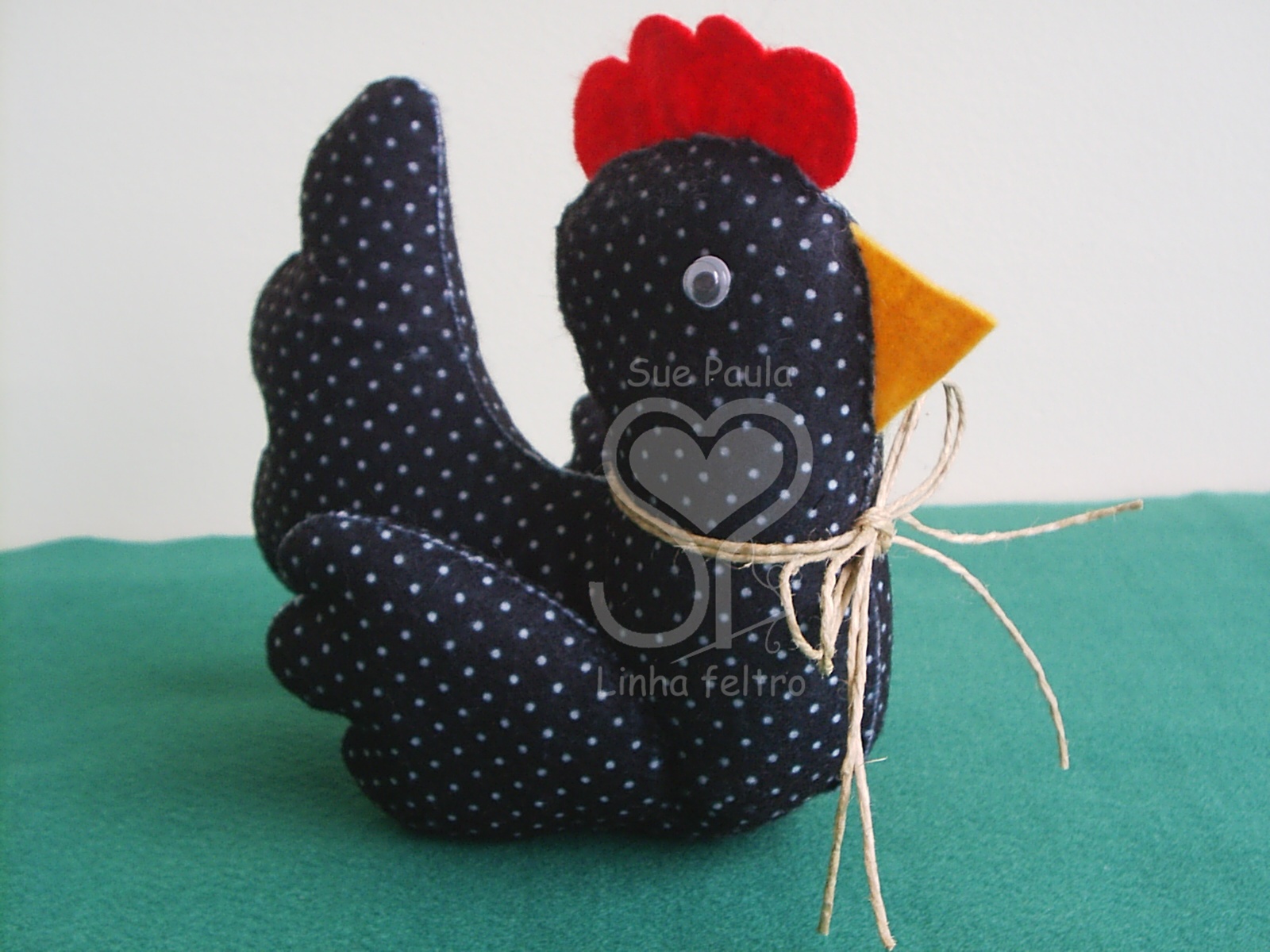 Bichinhos da fazenda em feltro: Crochet com Arte