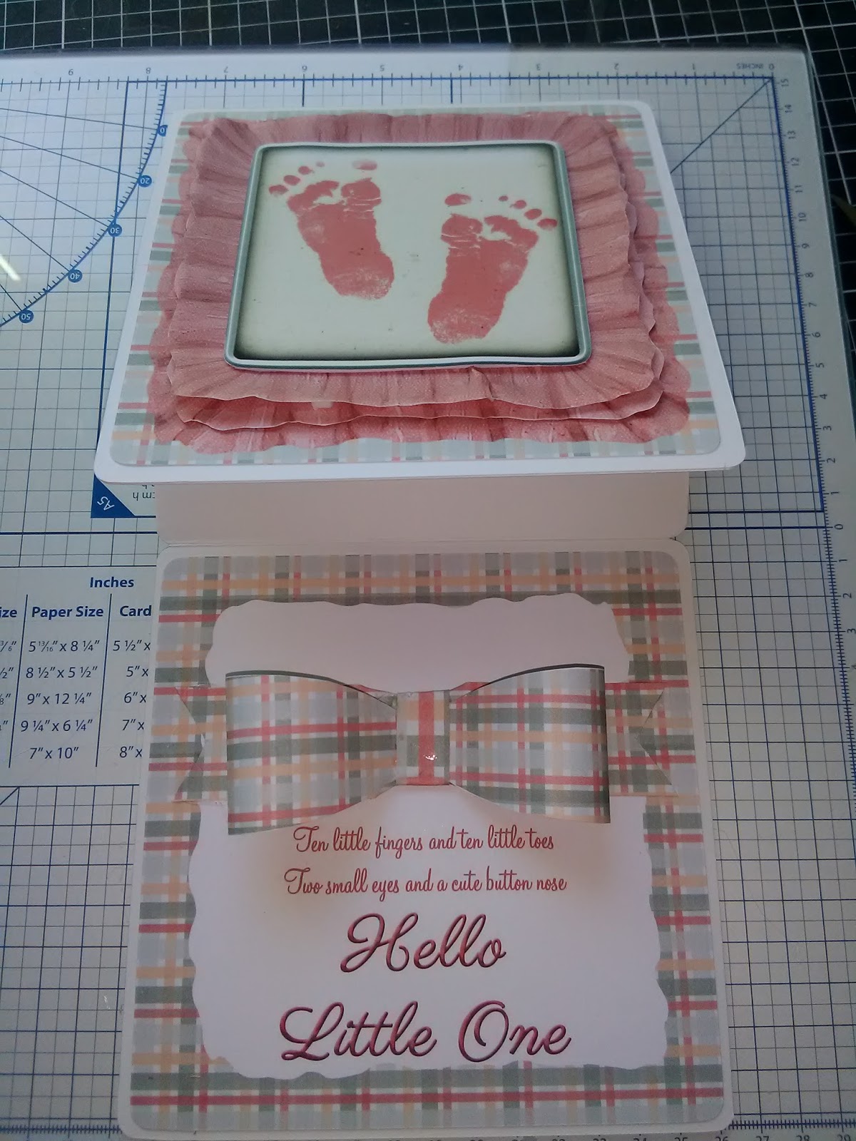 Karens Kards & Krafts: My Lil' Girl Project - New Baby Card