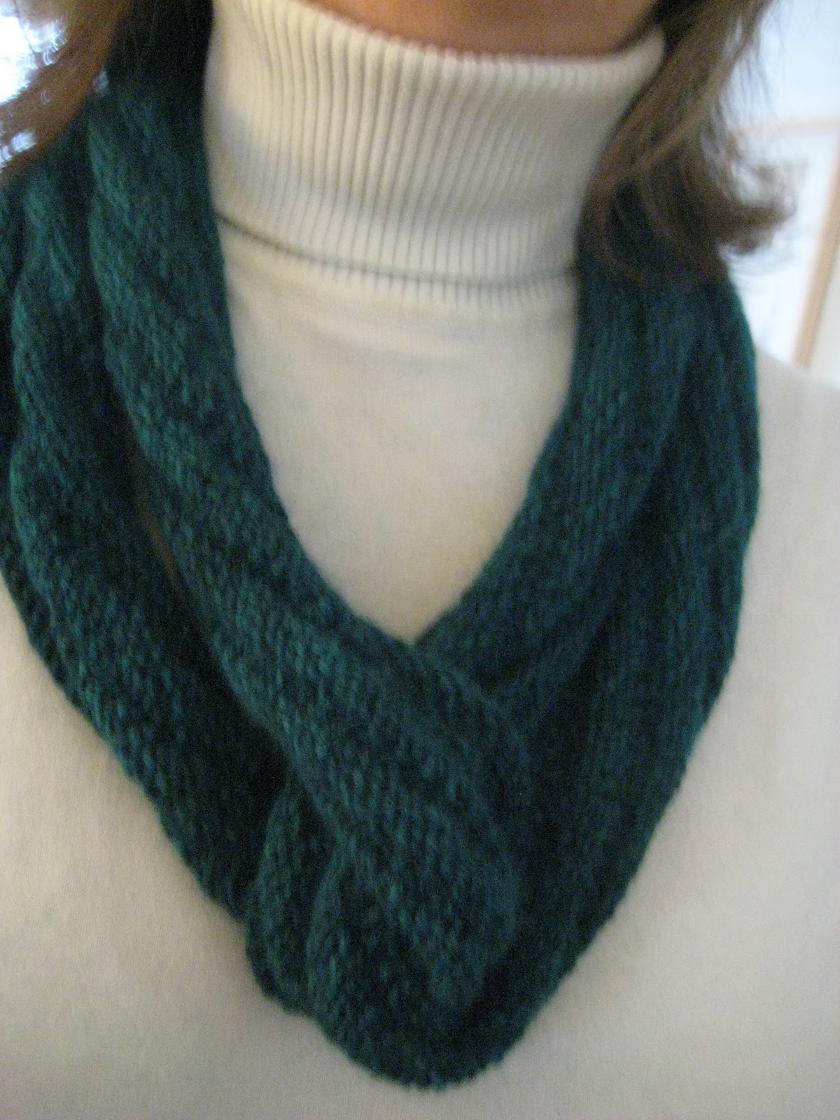 Diagonal Rib Infinity Scarf From Stitch(es) - DONE! | Author Allie Pleiter