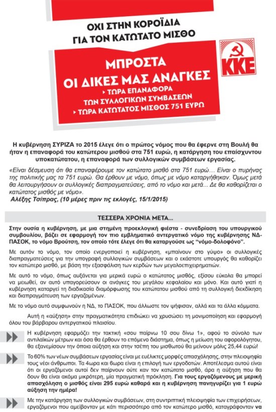 Μποτίλια Στον Άνεμο: Κυβερνητική ΣΥμμορία: Κατώτατος μισθός - Ανώτατη ...