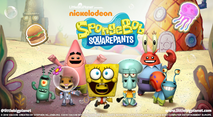 NickALive!: LittleBigPlanet 3 Welcomes SpongeBob SquarePants DLC