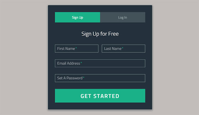 17 Contoh Desain Halaman Login Dijamin Keren + Source (HTML, CSS, JS ...