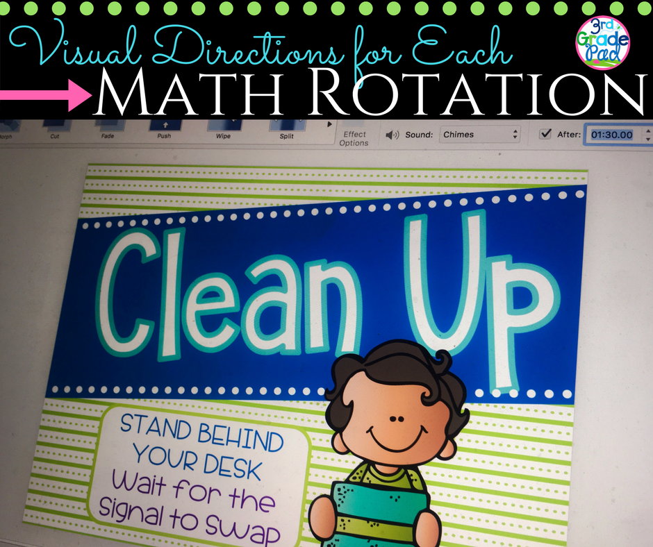 Managing Guided Math Rotations - 3rd Grade Pad