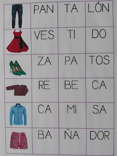 Trabajando en Educación Infantil: Formamos palabras