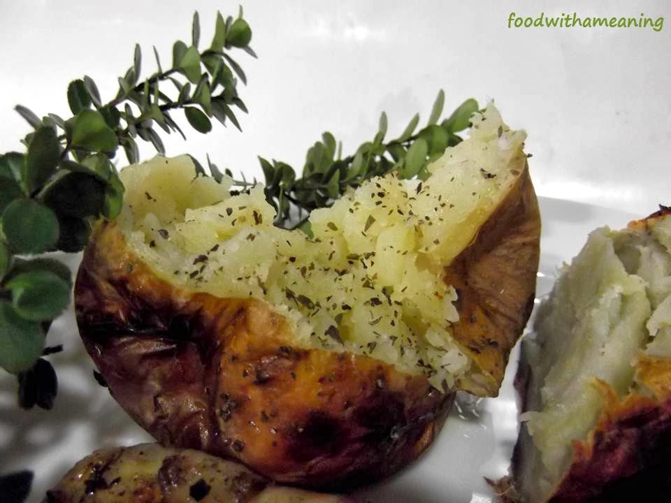 Receitas ao Desafio: Batatas na Prata...uma sugestão de acompanhamento