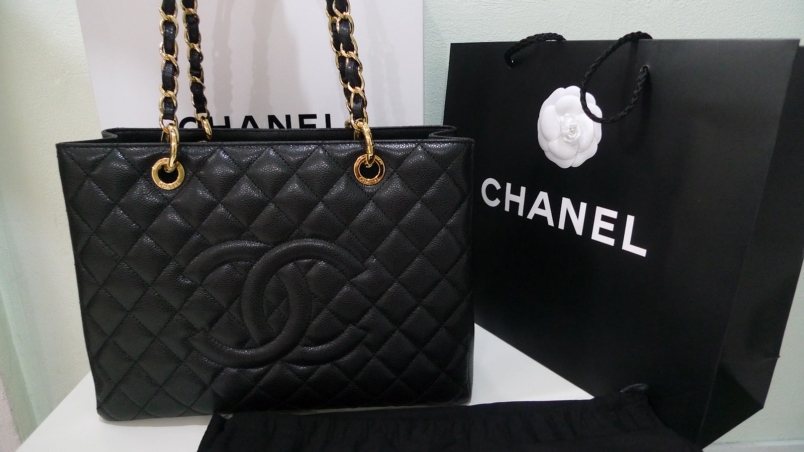 Branded For Less: 100% Authentic and New CHANEL GST in Gold Hardware