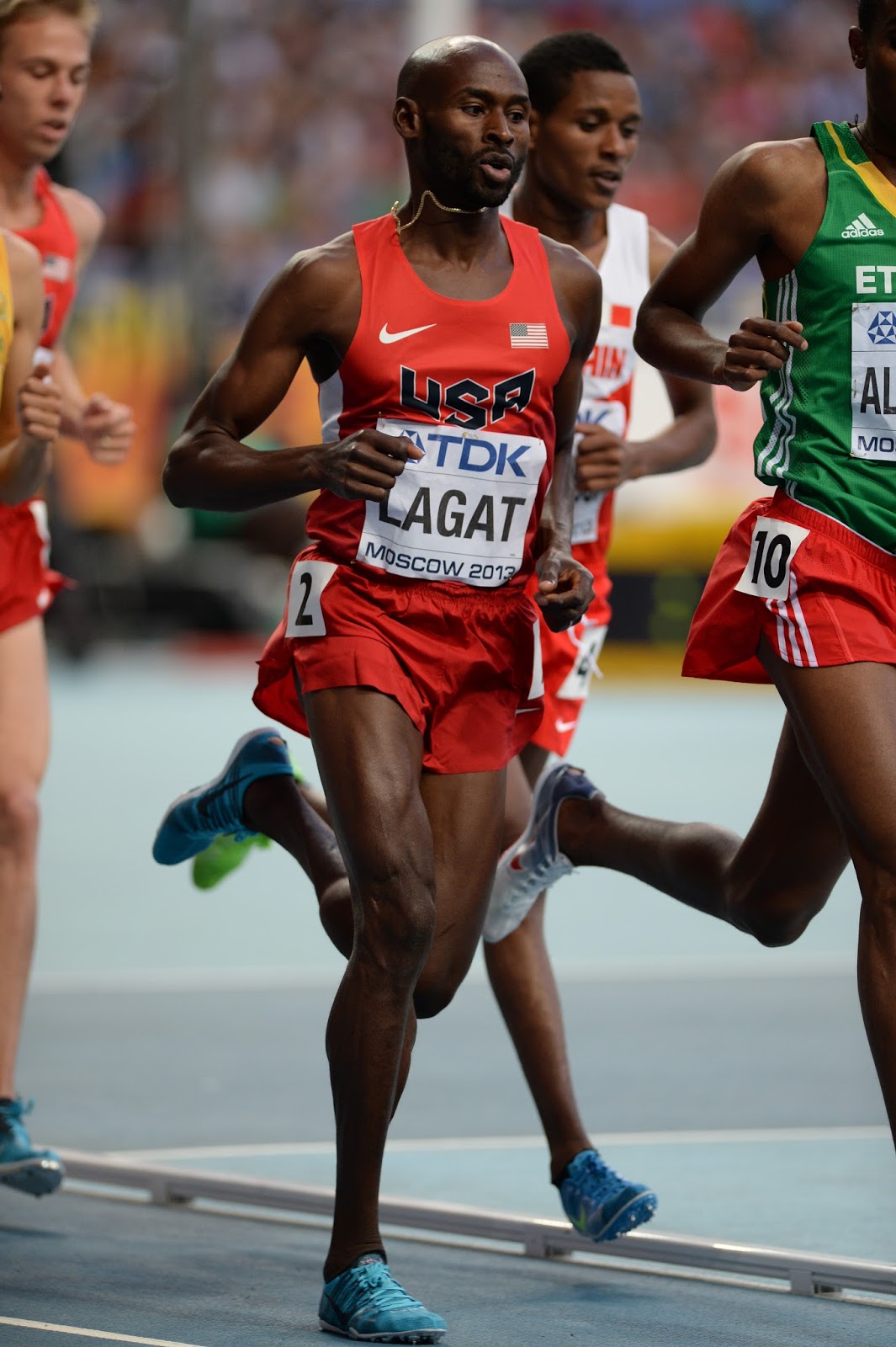 Lagat's medal streak at world championships end with sixth place finish...