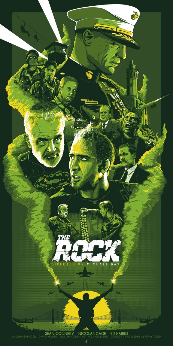 INSIDE THE ROCK POSTER FRAME BLOG: The Rock Movie Poster by Patrick ...