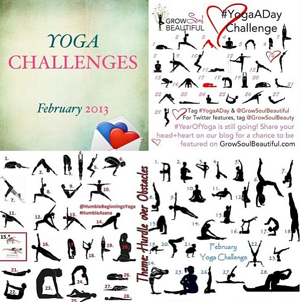 Barefoot Angie Bee: January Yoga Recap of Favorite Poses