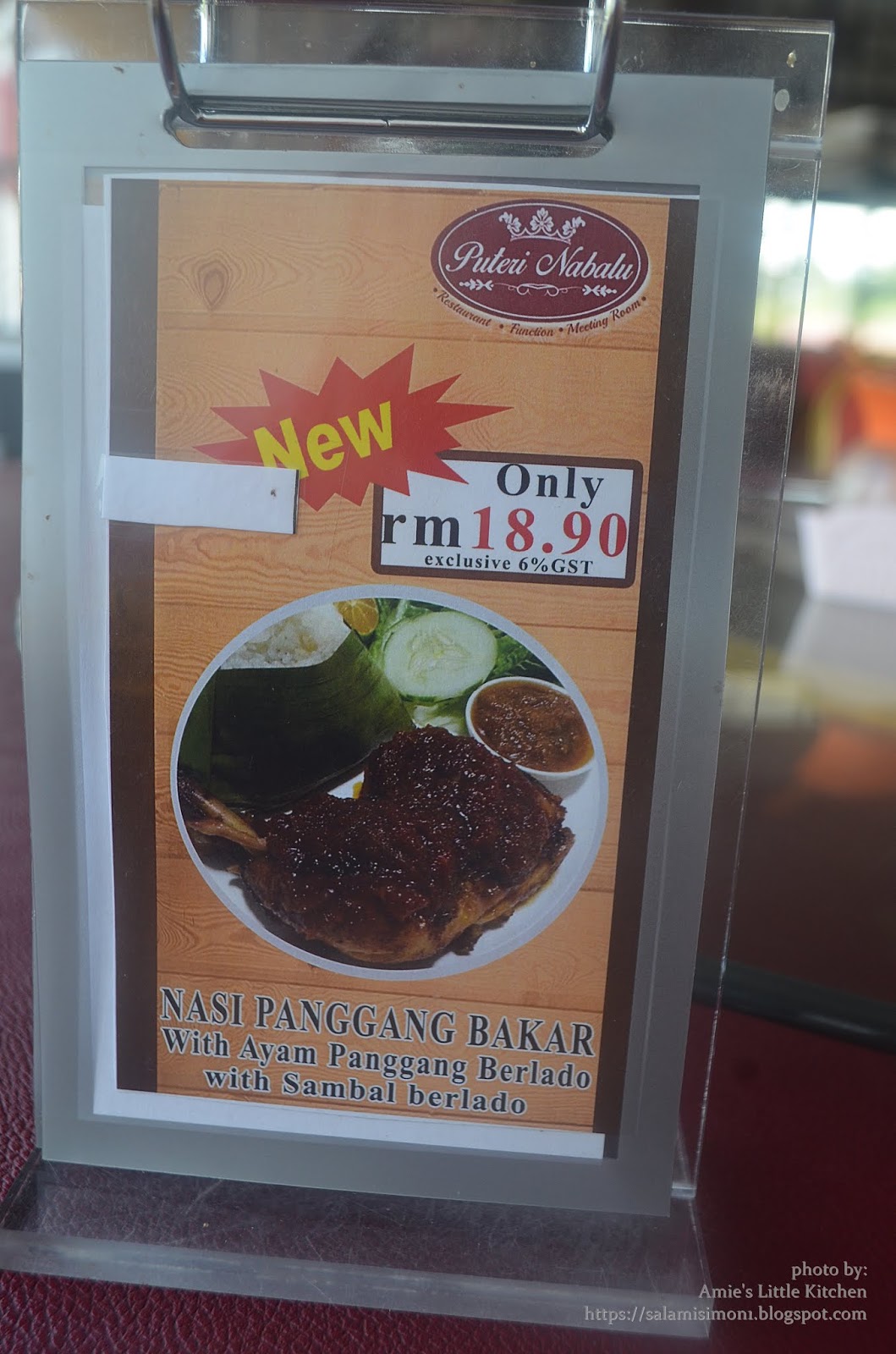 Singgah Makan Tengahari di Restoran Puteri Nabalu - Amie's Little Kitchen