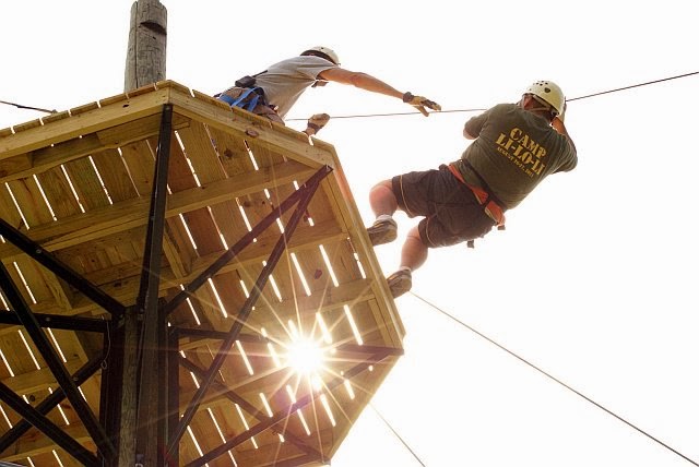 Help our Campers While Training for the Ropes Course!