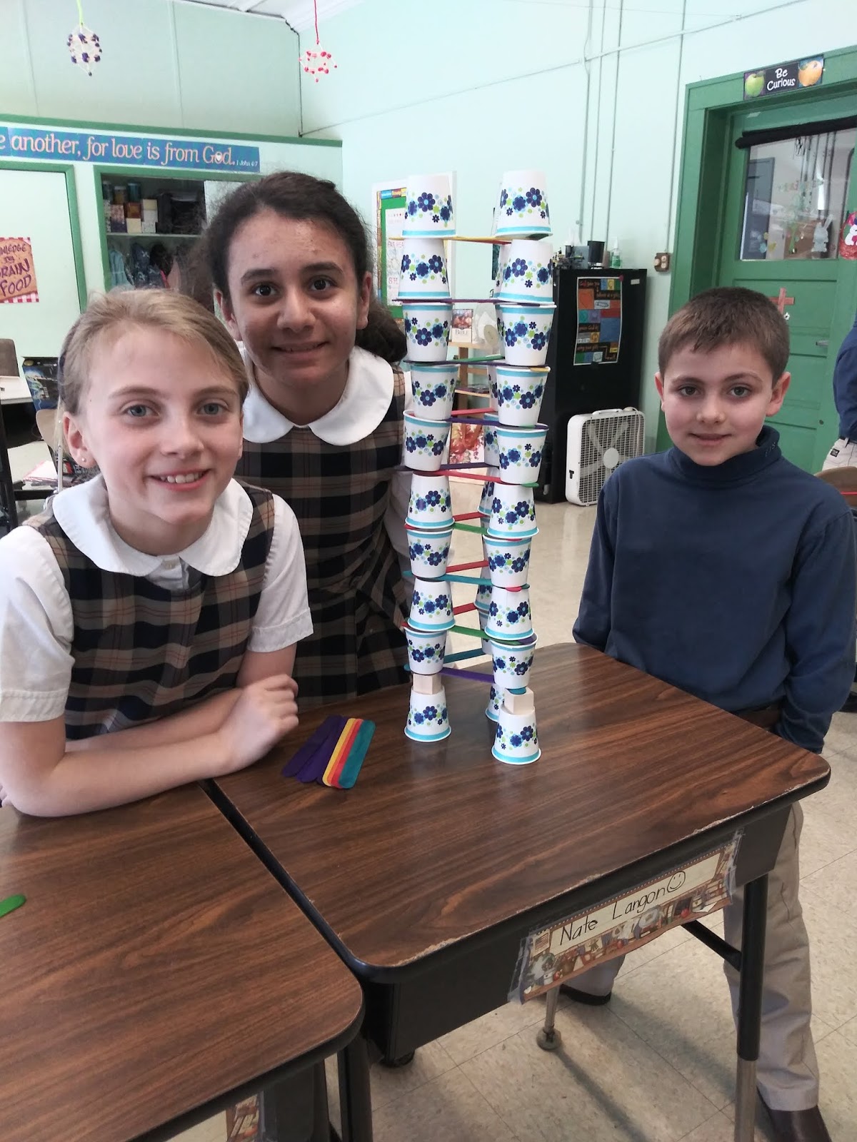 Terrific Third Graders: Cup Tower Challenge