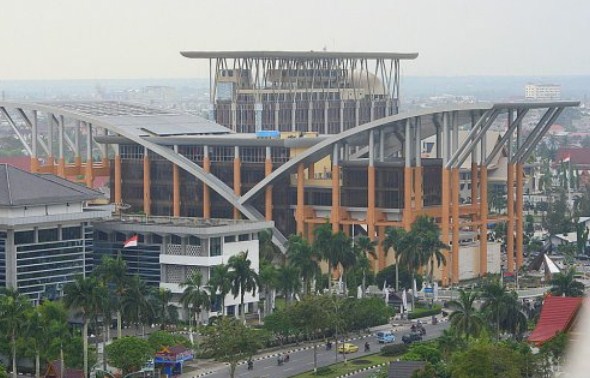 14 Gedung-gedung indah nan megah di kota Pekanbaru Riau | iongCID