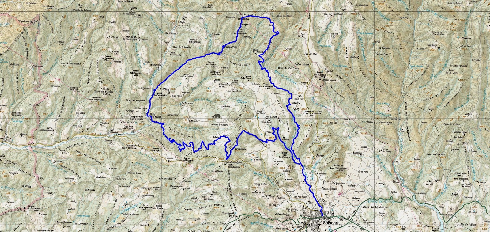 Pedalant la gent s'entén: Solsona-Lladurs-Timoneda-El Riard-Ribera ...