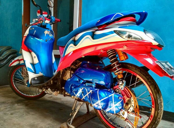 21 Modifikasi Yamaha Fino 125 Terupdate