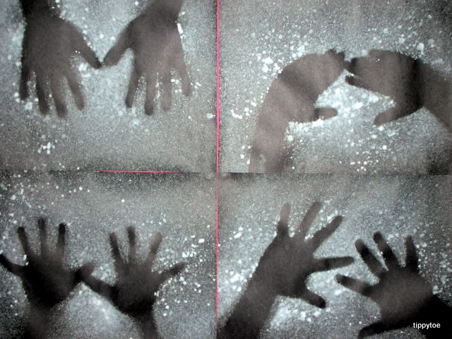 Tippytoe Crafts: Negative Art