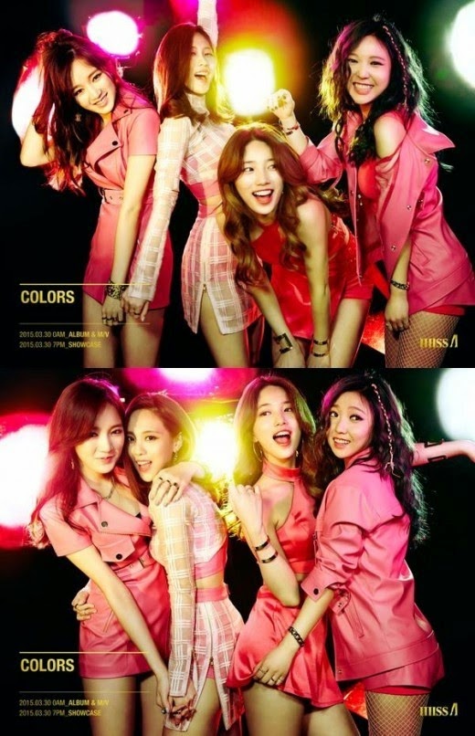 miss A releases 'Colors' teaser images