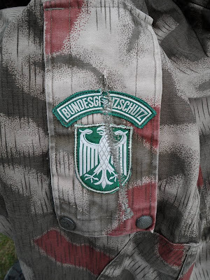 Four Bees: Bundesgrenzschutz Parka, BGS Sumpfmuster Camo