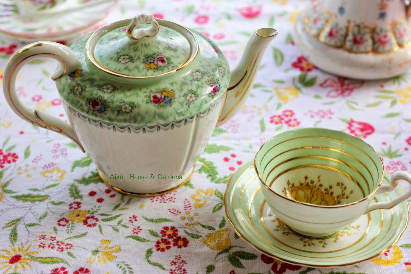 Aiken House & Gardens: Preparing for the Vintage Tea Party