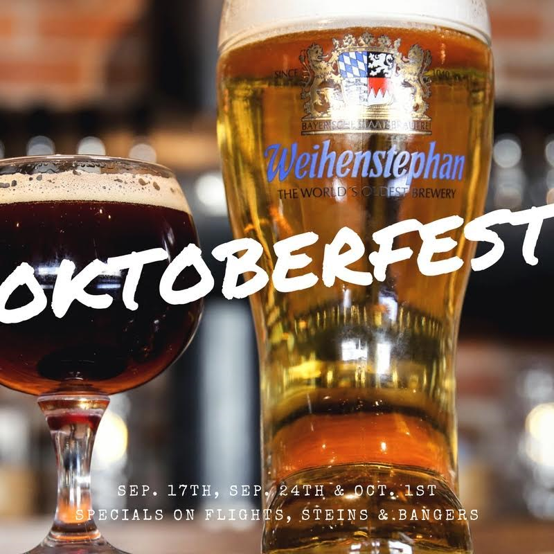 Sept. 17 - Oct. 3 | Banger Sausage Specials and Flights for Oktoberfest ...
