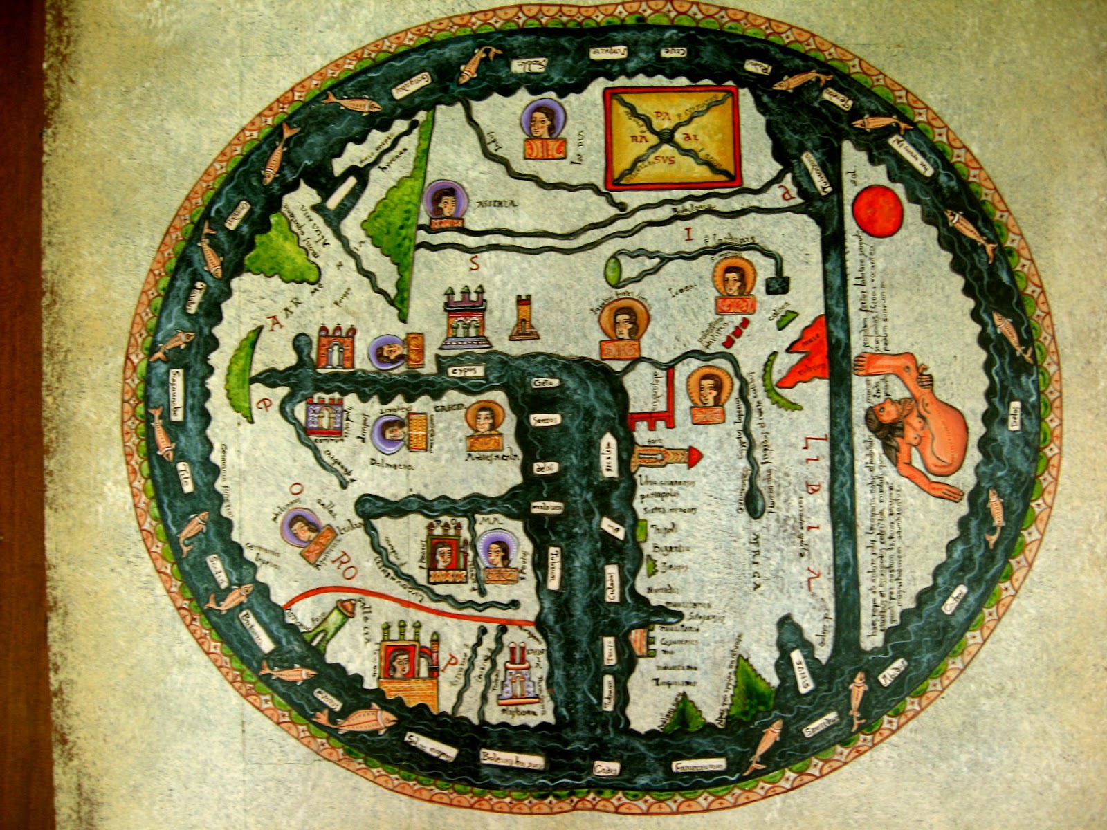 El Taller de Sarin Blanco: MAPAMUNDI DEL BEATO BURGO DE OSMA AÑO 1086 ...