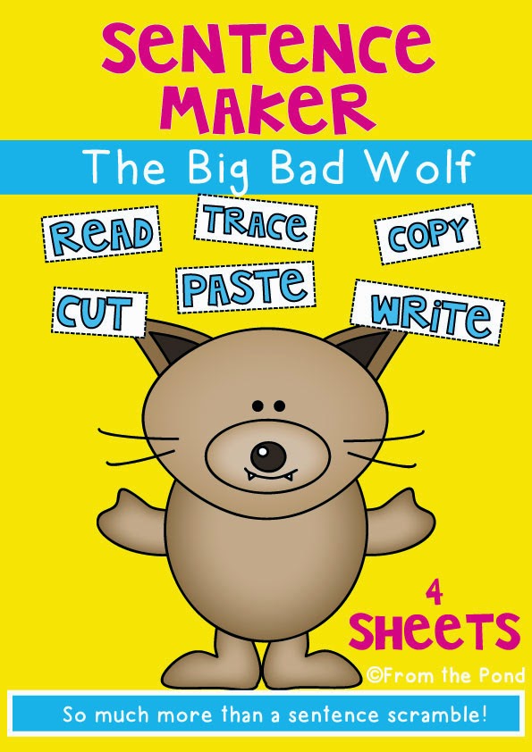Big Bad Wolf Craft - FREE | From the Pond